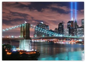 Skleněný obraz - New York, Manhattan (70x50 cm)