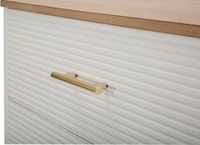 Designová komoda Gerlinde 78 cm bílá