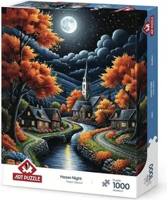ART PUZZLE Puzzle Kouzelná podzimní noc / 1000 dílků / 68 × 48 cm