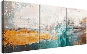 Moderní obrazy na plátně nástěnný triptych do obývacího pokoje abstrakce 60x120