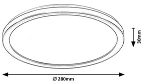 Rabalux 7774-LED Stmívatelné venkovní svítidlo LED/15W/230V Wi-Fi Tuya IP44 + DO