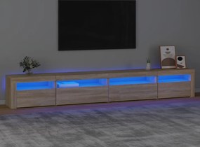 vidaXL TV skříňka s LED osvětlením 270 x 35 x 40 cm [3152749] Barva: dub sonoma