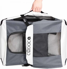 Goleto Přepravní box pro psy Sony 82 x 59 x 59 cm | šedý