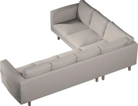 Potah na pohovku IKEA Norsborg rohová 5-místná barva béžová látka pletený vzor