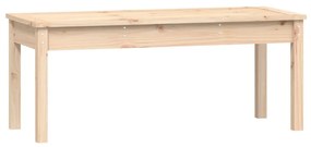vidaXL Zahradní lavice 109 x 44 x 45 cm masivní borové dřevo