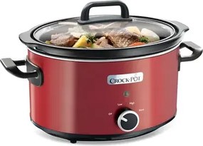 Crockpot SCV400RD červená / Pomalý hrnec / 3,5 l / 210 W / keramická n