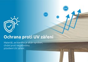 Marimex | Zahradní altán Marimex Vista 3x3 m - béžový (poškozený obal) | 109705740