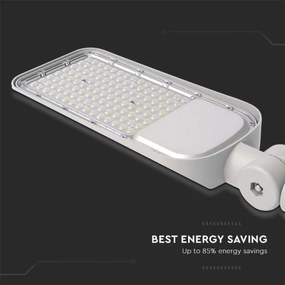 LED Pouliční lampa SAMSUNG CHIP LED/100W/230V 6500K IP65 šedá
