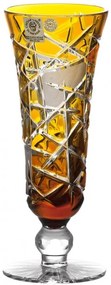 Sklenice na víno Mars, barva amber, objem 150 ml
