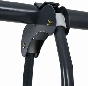 EXTRALINK Houpačka Black Forest / rám z oceli / čapí hnízdo O100 cm +