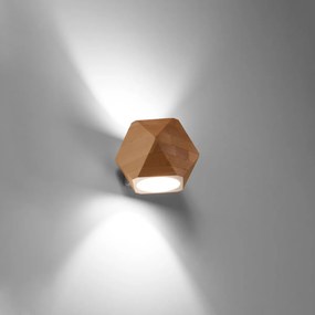 Sollux Lighting Nástěnné svítidlo WOODY přírodní dřevo