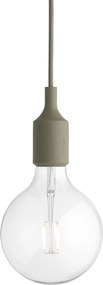 Závěsná lampa Muuto E27 olivová