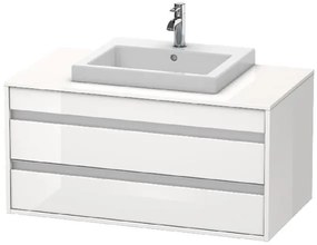 Duravit Ketho - Umyvadlová skříňka 50x100x55 cm, 2 zásuvka, lesklá bílá KT675502222