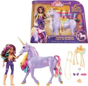 Spin Master Unicorn Academy Světelný jednorožec Wildstar s panenkou So