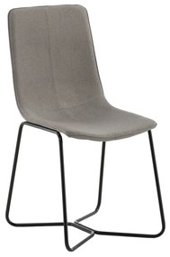 Jídelní židle X, 2ks, šedá, S53xD61xV93