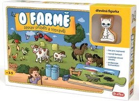 EFKO Vyprávěcí puzzle O farmě / 9 dílků / od 3 let