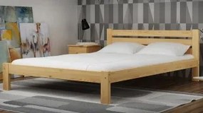 Eoshop Dřevěná postel Azja 140x200 + rošt ZDARMA - borovice