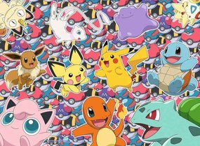 _Ostatní 1_ RAVENSBURGER Puzzle XXL Pokémoni 49x36cm skládačka 100 dílků 2413338