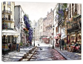 Obraz Styler Canvas Watercolor Paris II, 75 x 100 cm