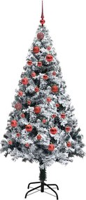 Umělý vánoční stromeček Bílá 150 cm PVC, ocel a plast 3396949