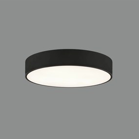 ACB Iluminacion Stropní LED svítidlo ISIA, ⌀ 40 cm, 40W, CRI90, CCT switch 3000-4000K Barva: Černá, Stmívání: DALI/PUSH