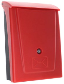 Rottner Posta plastová poštovní schránka černo-červená