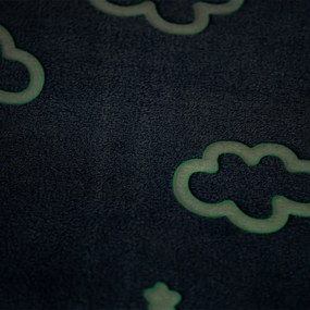 4Home Svíticí povlečení mikroflanel Cloud, 140 x 200 cm, 70 x 90 cm