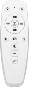 Toolight - LED závěsné svítidlo APP817-CP + dálkové ovládání, černá, OSW-04027