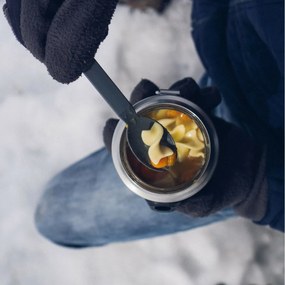 STANLEY termoska jídelní 400ml se lžící/vidličkou černá mat
