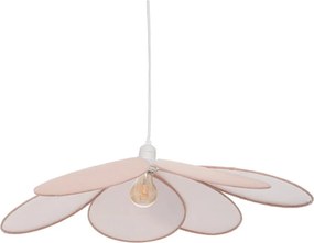 Atmosphera - Dětský lustr na lanku PETAL 1xE27/40W/230V pr. 64 cm růžová