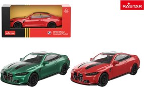 Model vozu BMW M4 CS 1:43 RASTAR červené