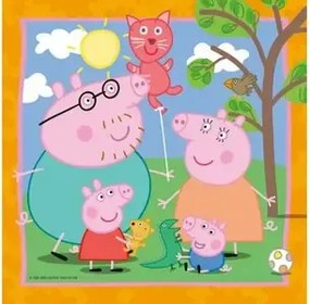 Ravensburger - Puzzle - Prasátko Peppa / 3x49 dílků / od 5 let