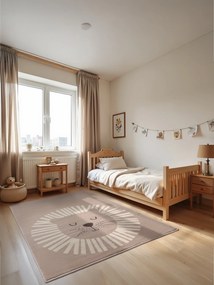 Hanse Home, Dětský koberec Adventures 106214 Beige Cream, 120x170, béžová, dětský pokoj