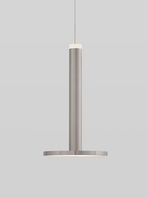 Kovové LED závěsné svítidlo v matně stříbrné barvě ø 15 cm Palencia – Nova Luce