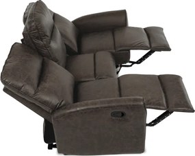 Sedací souprava hnědá ASD-4302 BR3