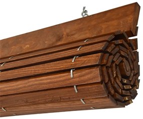 Vingo Dřevěná roleta - barva třešeň 120x248 cm s kazem
