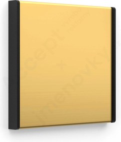 ACCEPT Dveřní tabulka ACS 93 x 93 mm - zlatá tabulka