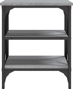 vidaXL Odkládací stolek 40 x 42 x 50 cm kompozitní dřevo [825778] Barva: šedá sonoma