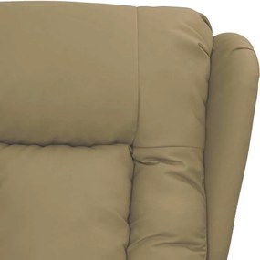 Masážní křeslo cappuccino umělá kůže 339077