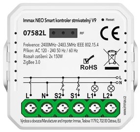 Smart spínač IMMAX NEO 07582L ZigBee Tuya