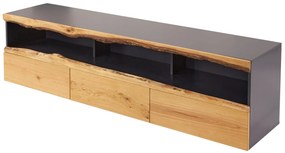 Designový dřevěný/masivní TV stolek &ndash; Albertina II