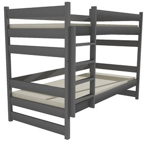 Patrová postel PP 014 80 x 200 cm - šedá