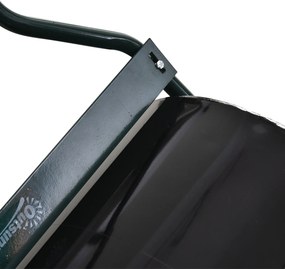Zahradní válec Outsunny s U-rukojetí průměr 40 cm 60 l náplň z vodního písku kovový černý 57 x 40 x 123 cm pro dokonalé trávníky
