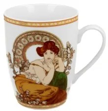 DUO ALPHONSE MUCHA - TOPAZ - Hrnek na kávu 360 ml