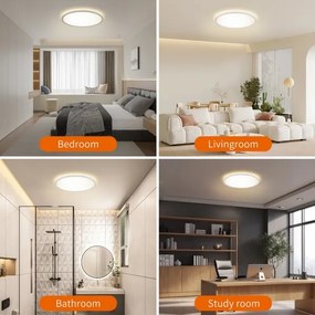 Brilagi-LED Stmívatelné svítidlo se senzorem ULTRA SLIM LED/24W/230V pr.42 cm+DO