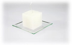 BDK-GLASS 1ks Svíčka kostka 5cm - slonová kost