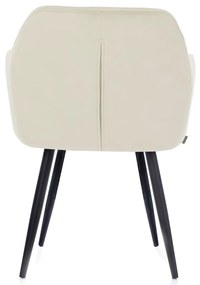 Designová židle Argento krémová