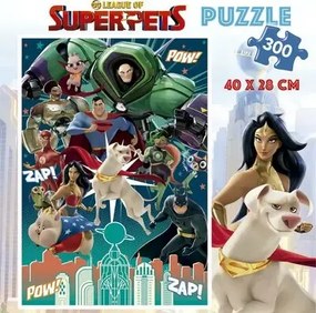 EDUCA Puzzle DC Liga supermazlíčků / 300 dílků / od 8 let
