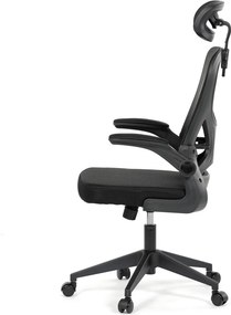 Ergonomická kancelářská židle ALEXANDRE - černá síťovina