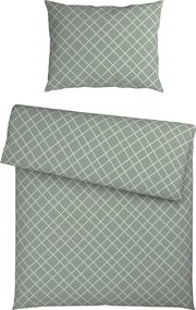 XXXLutz POVLEČENÍ, flanel, zelená, 140/200 cm Esposa - Povlečení - 004624003401
